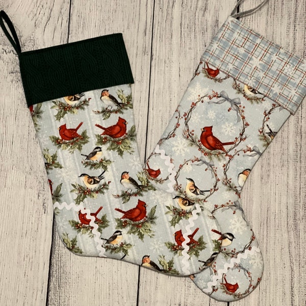 Blue and White Christmas Stockings - Etsy