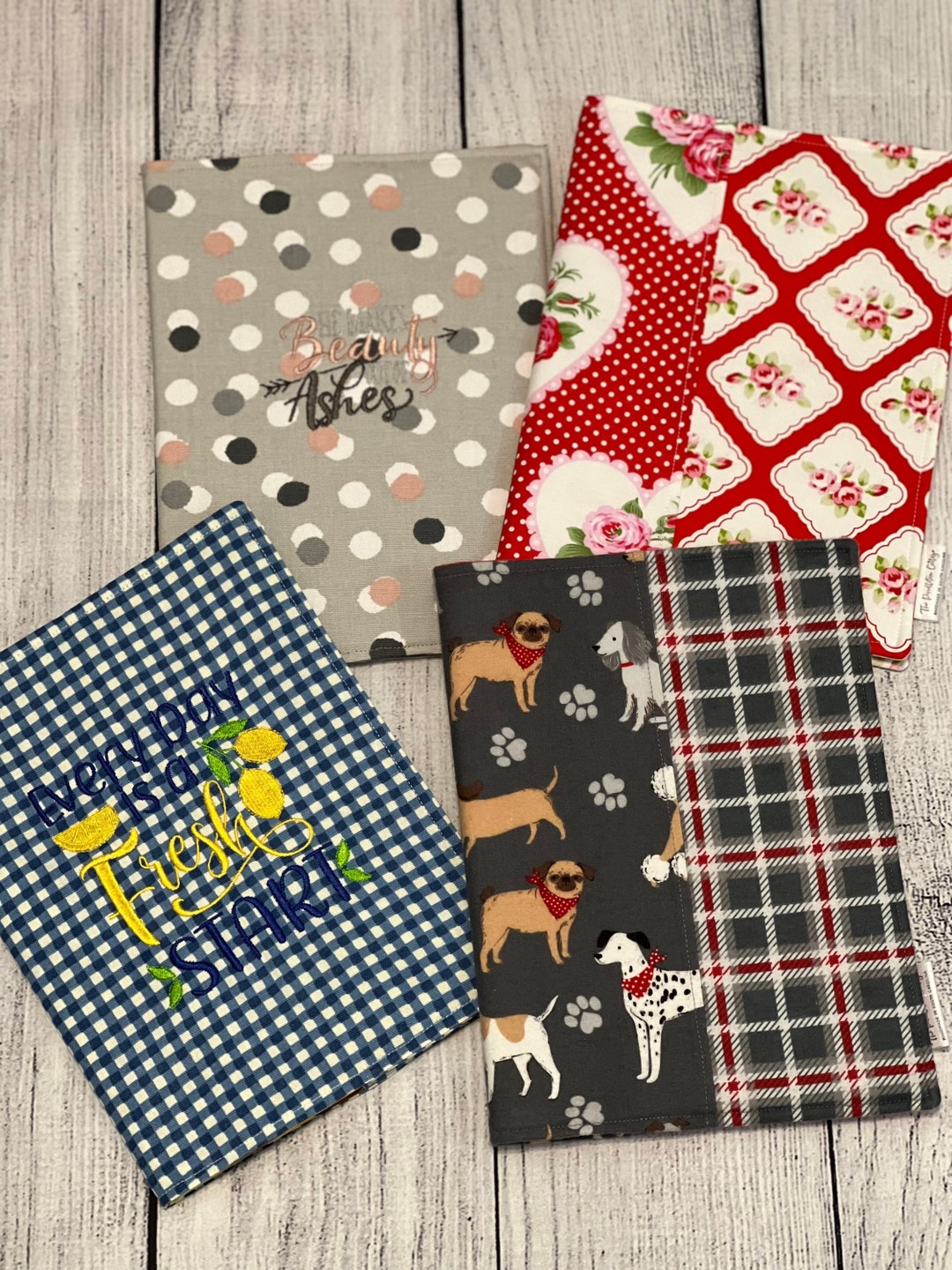 Fabric Covered Composition Book Cover, Notebook Cover, Notebook ...