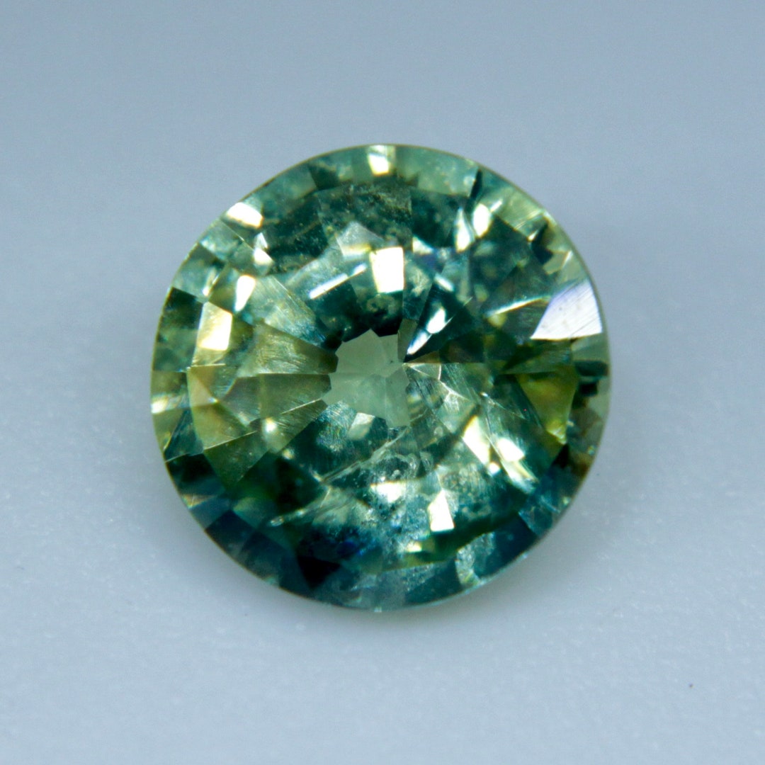 Natural Parti Sapphire | Round Cut | 5.55 Mm | 0.80 Carat | Unmounted ...