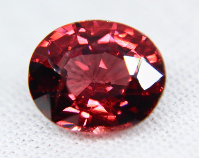 Natural Garnet Oval Cut 10x8.32 Mm 3.61 Carat No Enhancements LOOSE ...