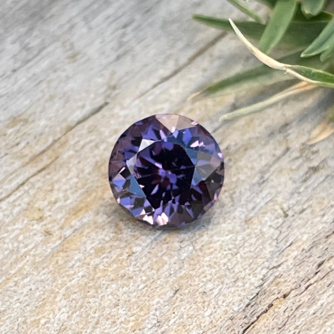 Natural Purple Spinel Round Cut 6.20 Mm 1.08 Carat - Etsy