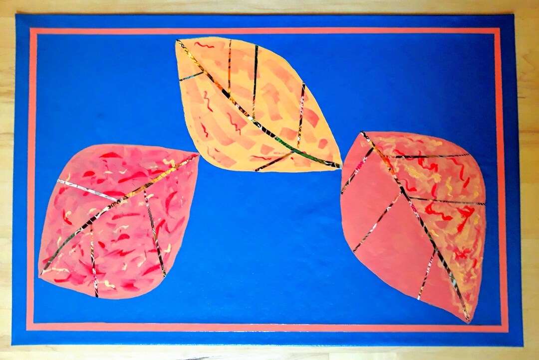 Autumn Segmented Leaves Floor Mat - Etsy