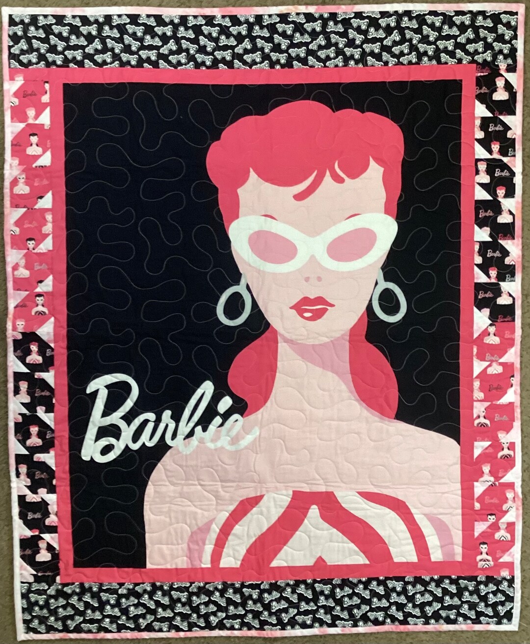 Barbie Quilt - Etsy