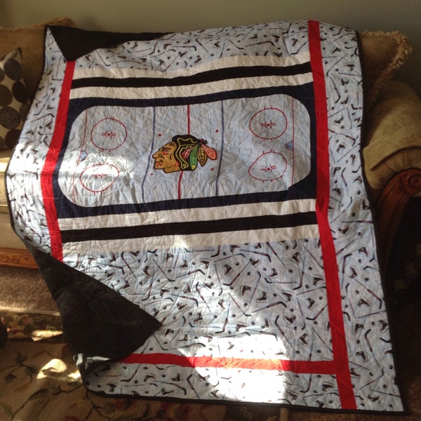 Hockey Quilt - Etsy