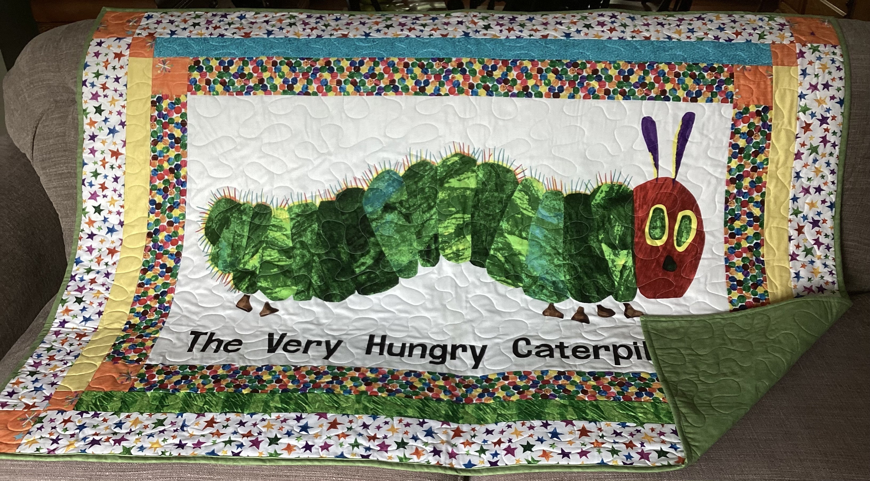 Hungry Caterpillar Quilt - Etsy