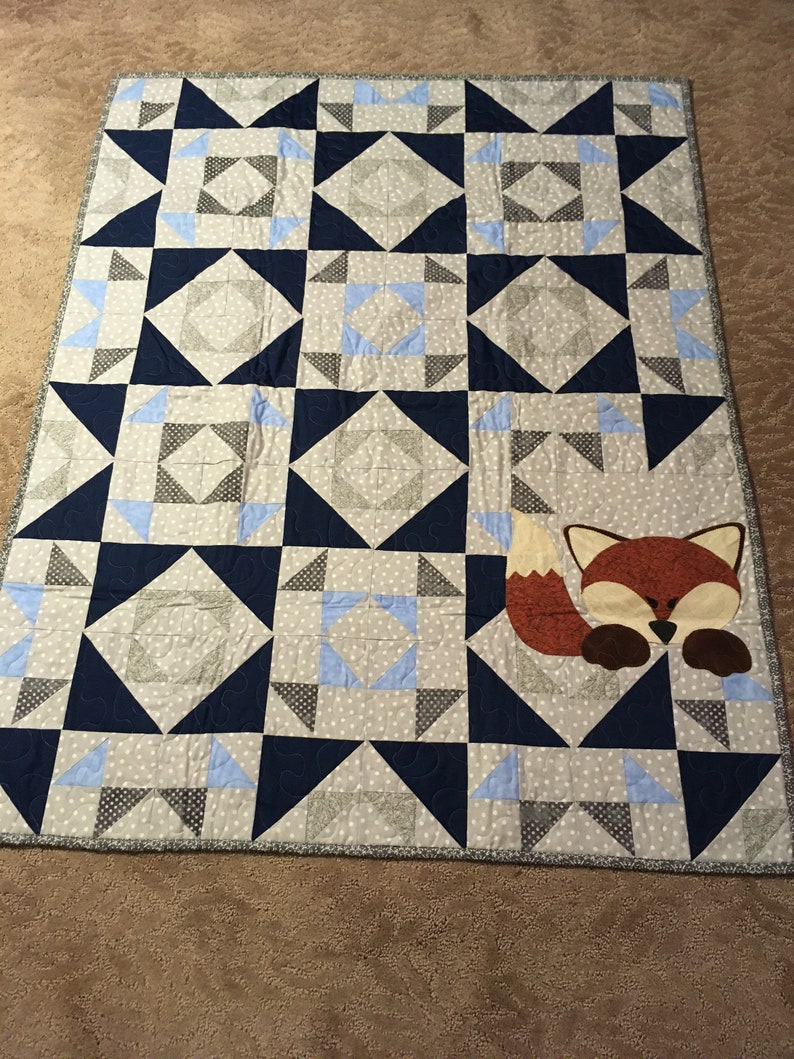Fox Quilt - Etsy