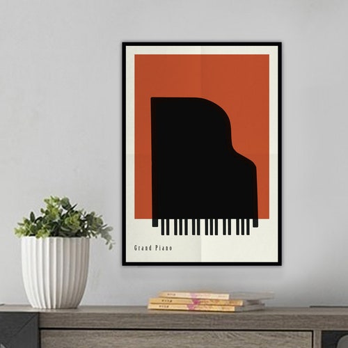 Music Notes Poster Music Symbols Music Room Decor Black | Etsy