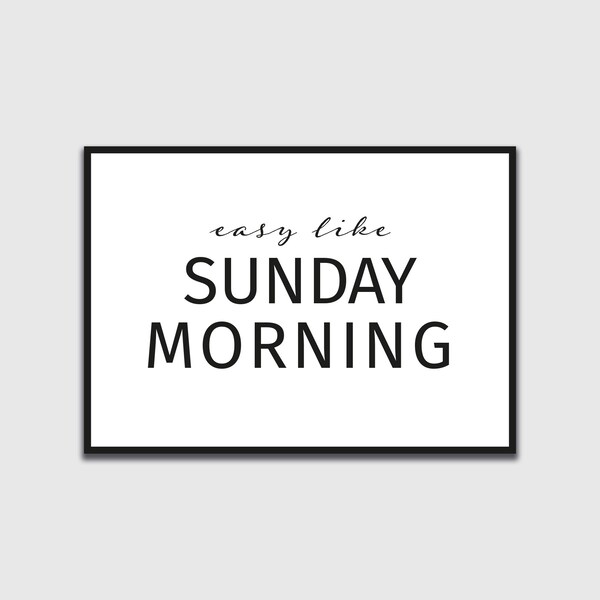 Easy Like Sunday - Etsy