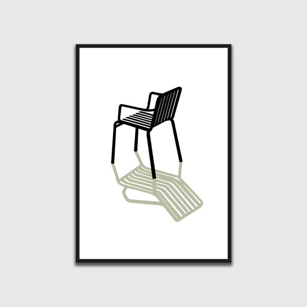 Chair Illustration - Etsy