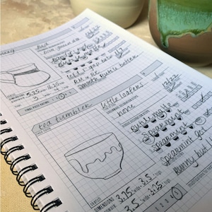 Pottery Claynotes Print-at-home Booklet | Record Your Ceramics ...