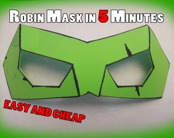 Robin / Nightwing Cosplay Eye Mask / Domino Mask Foam Template | Etsy