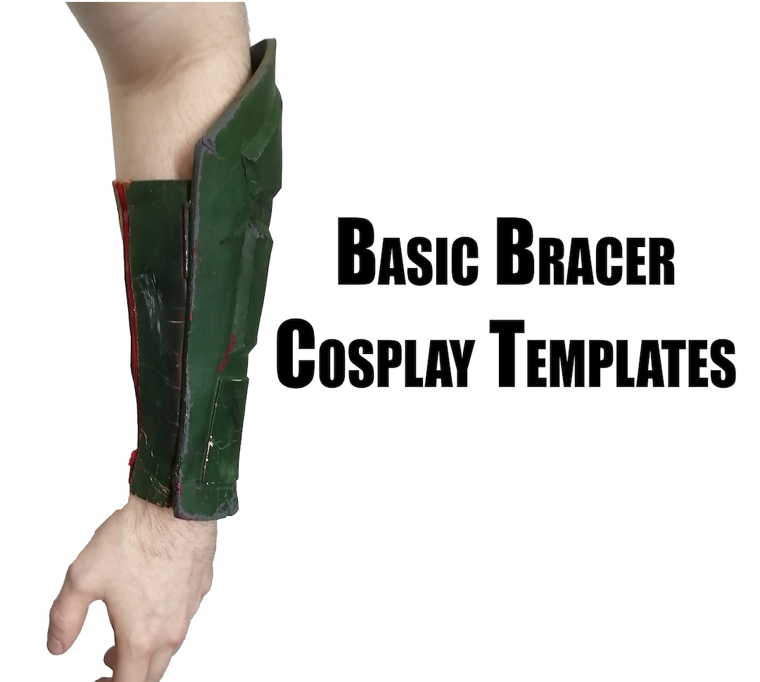 Cosplay Bracers - Template for EVA Foam Superhero Medieval Vigilante - Etsy