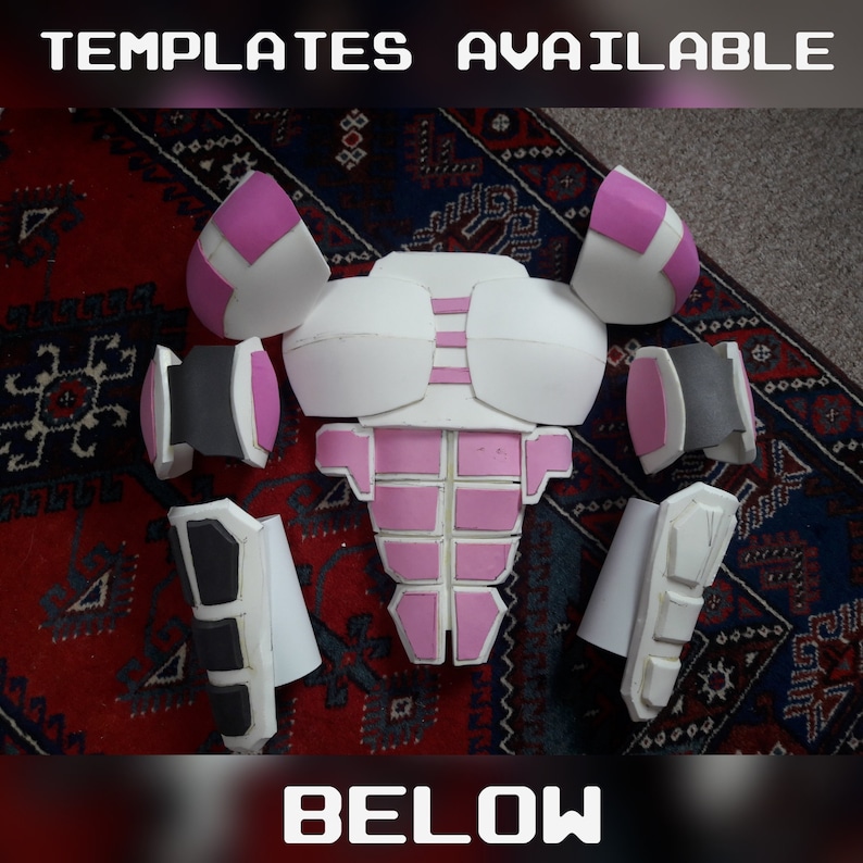 Cosplay Body Armour Templatesfoam - Etsy