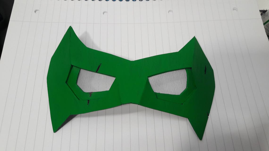 Robin / Nightwing Cosplay Eye Mask / Domino Mask Foam Template - Etsy