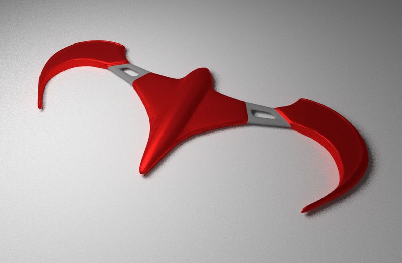 Robin's Batarang Wingding Obj 3D Print for Cosplay - Etsy