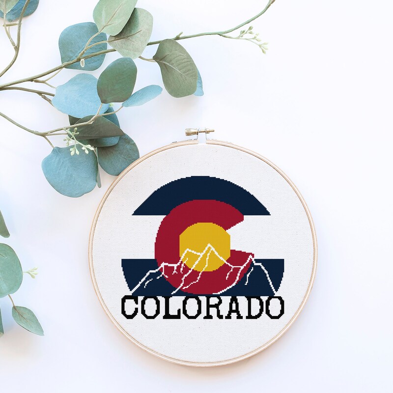 Colorado Cross Stitch - Etsy