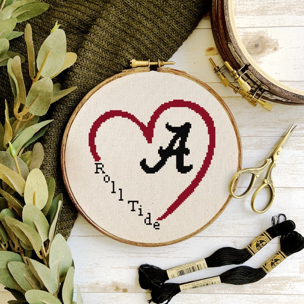 College Cross Stitch Pattern - Etsy