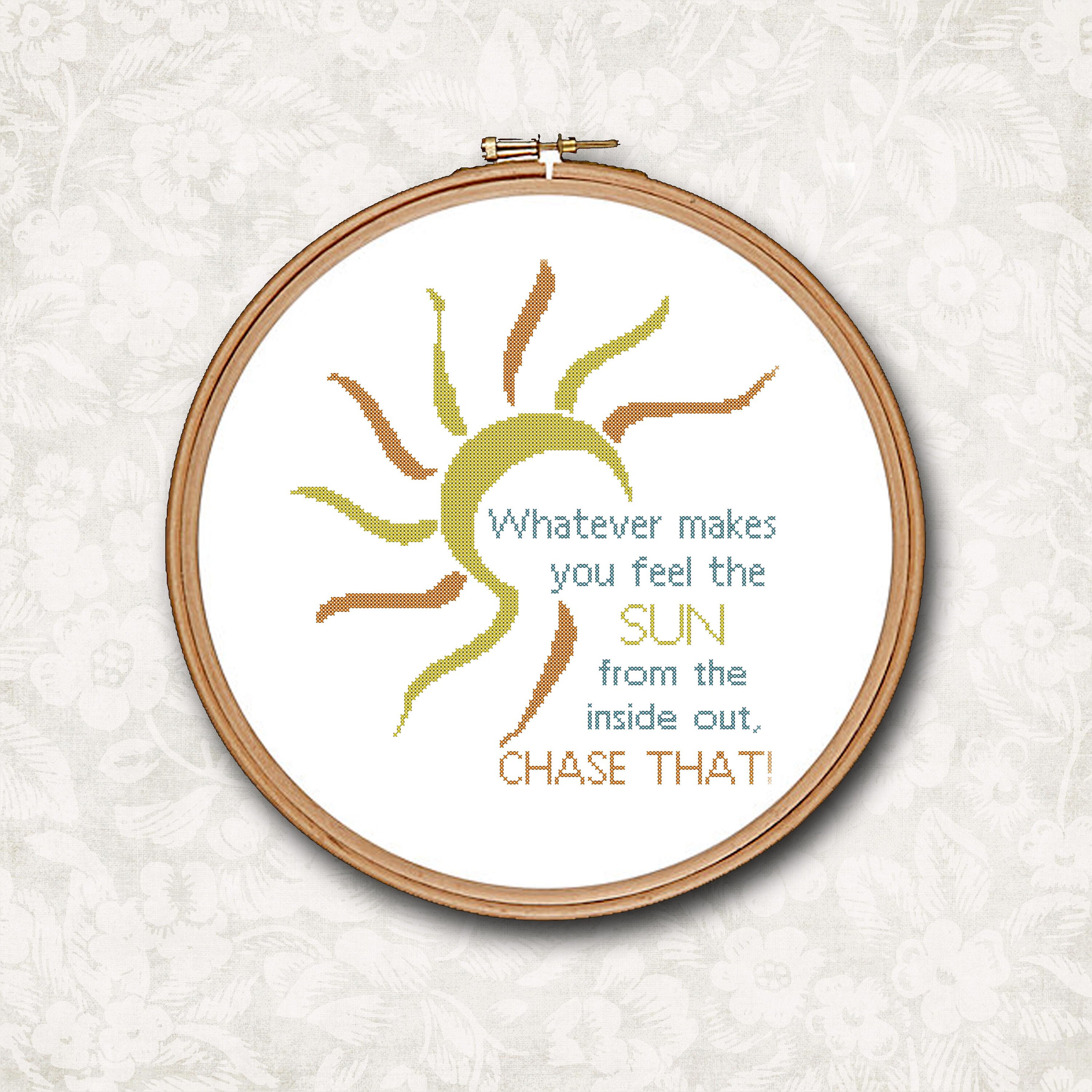 Whatever Makes You Feel the Sun From the Inside Out Chase - Etsy UK