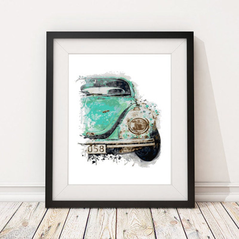 Vw Beetle Blueprint - Etsy