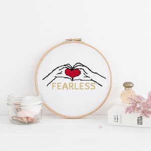 Taylor Swift Fearless Counted Cross Stitch Pattern - PDF Digital ...