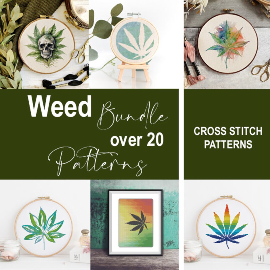 Whole Shop Weed Bundle Over 20 Patterns Weed Pot Marijuana Leaf Quotes ...