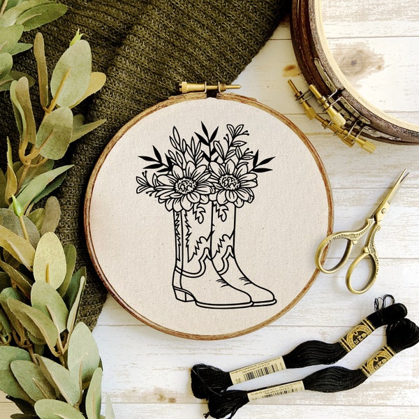 Cowboy Embroidery Designs - Etsy