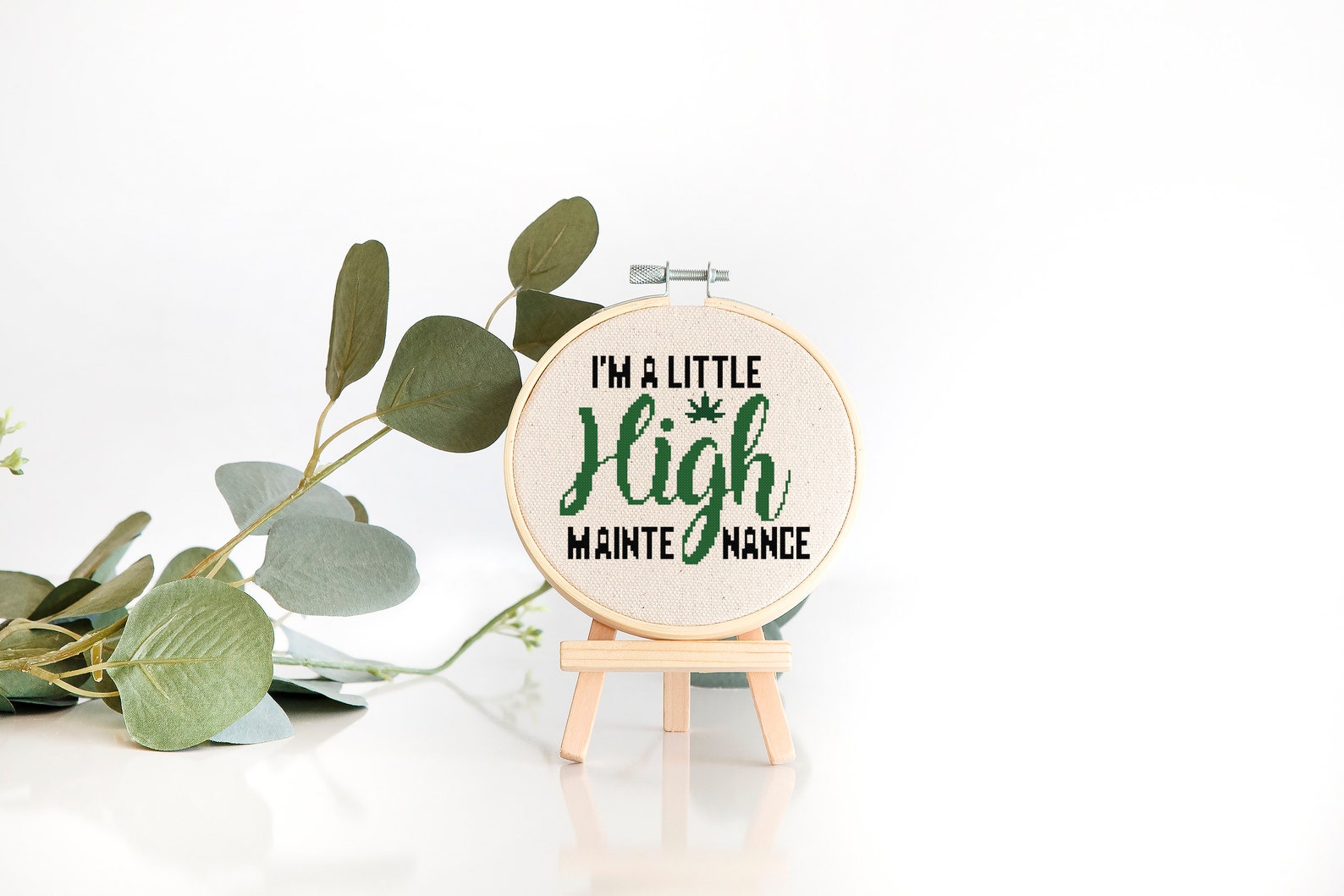 Quote I'm a Little High Maintenance Weed Marijuana Leaf - Etsy