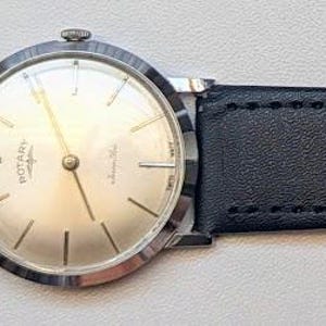 Gents 1970s Swiss SS Rotary 17 Jewels Watch for Sale - Etsy