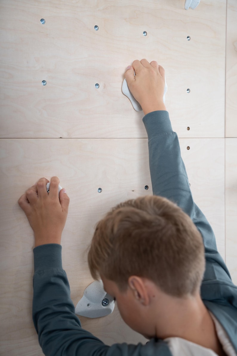 Kids Indoor Climbing Wall Panel Kit: Plywood Rock Climbing - Etsy