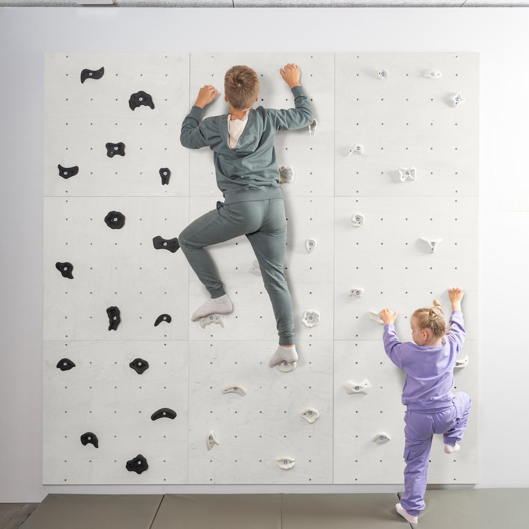 Climbingwall, Kids Climbing Wall, Indoor Rock Climbing Wall Panel Kit ...