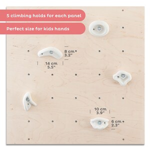 Climbingwall, Indoor Rock Climbing Wall Panel Kit, Kids Climbing Panel ...