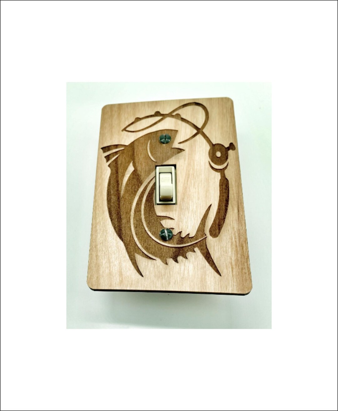 Tuna Fishing Wooden Switch Plate Cover - Etsy