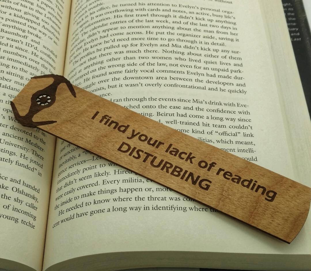 Tie Fighter Bookmark - Etsy