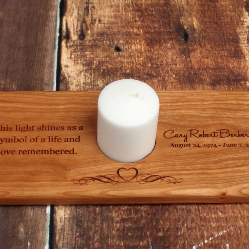 Memorial Candle - Etsy