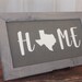 State Inspired Painted Wood home Sign. Stained and Painted State home ...