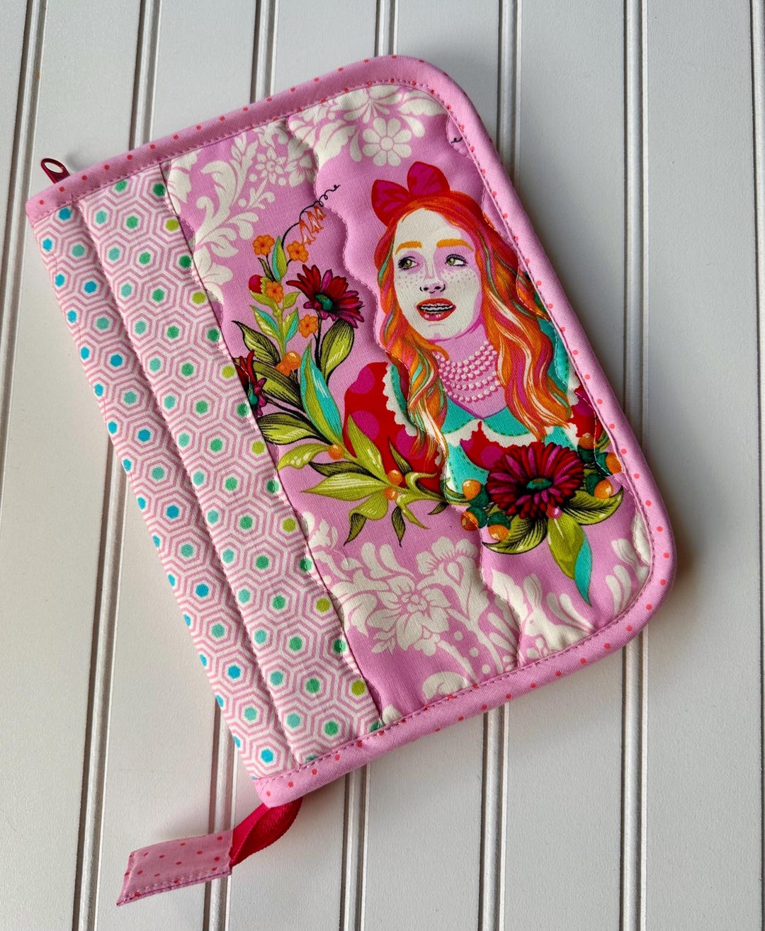 Tula Pink / Curiouser and Curiouser Alice Fabric / Sewing Supply Case ...