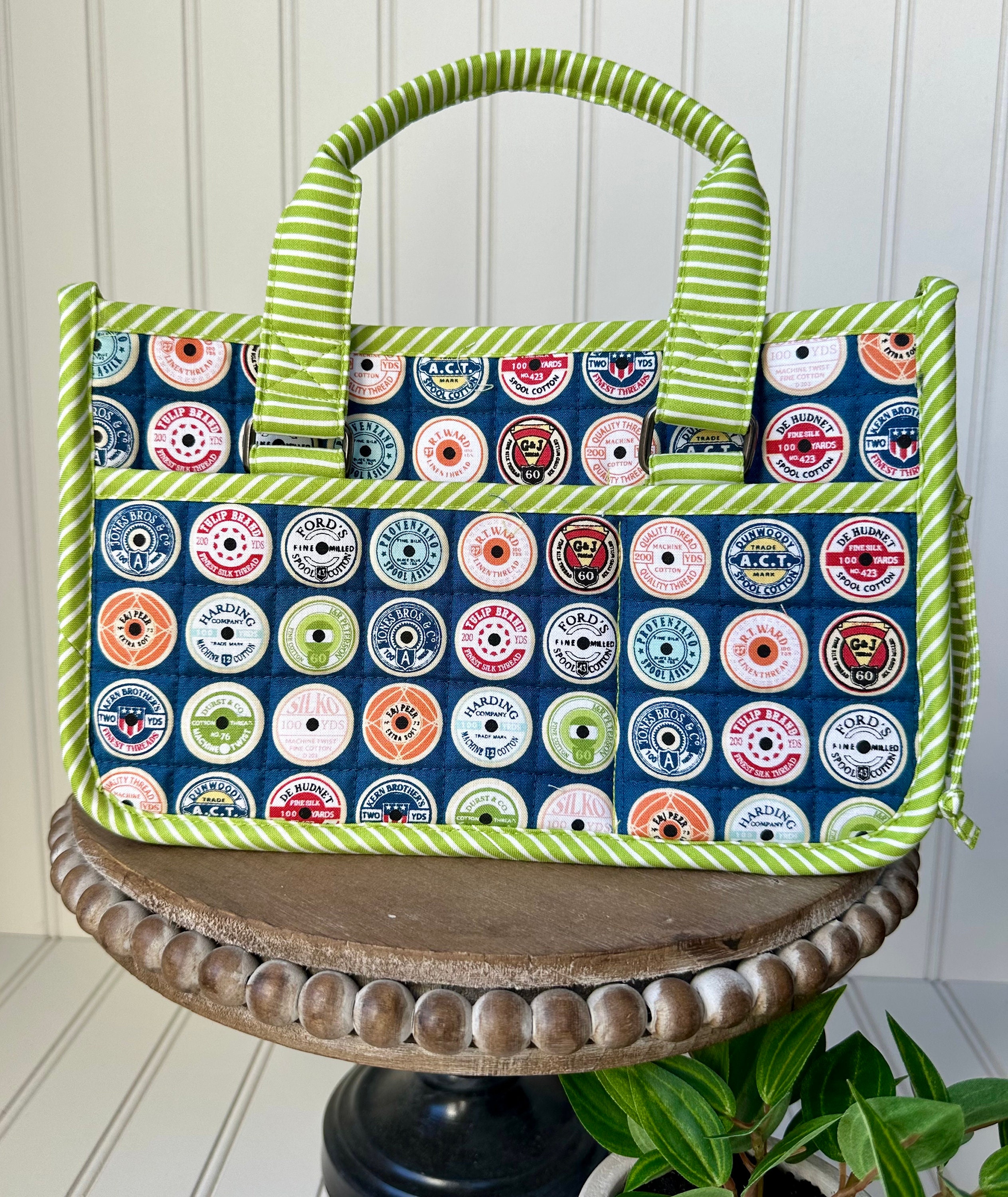 In Control Caddy / A by Annie Pattern / Sewing Themed Fabric - Etsy