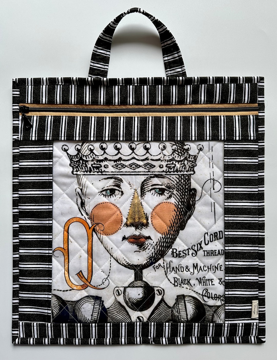 Panel Project Bag PDF Pattern: Vinyl Window Cross Stitch Bag (download ...