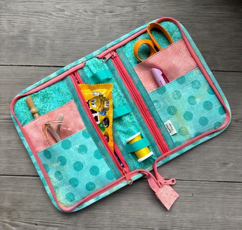 Rosa Sewing Supply Case / Passport and Travel Documents Case/ EPP Case ...