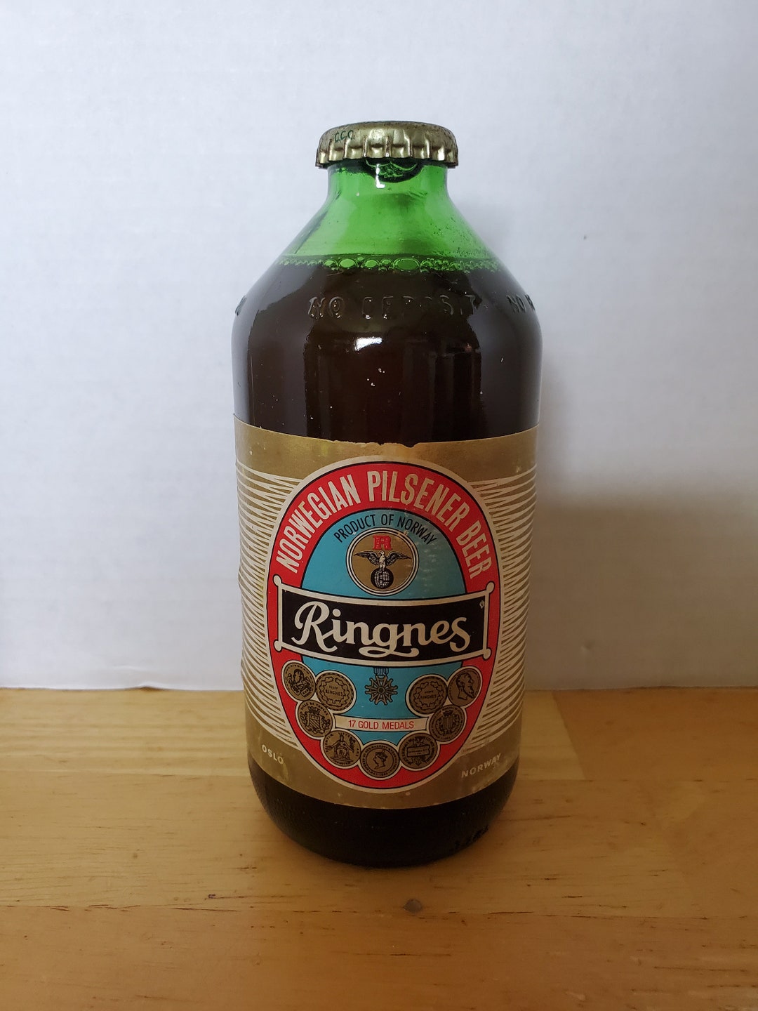 1970's vintage 12oz Stubby Ringnes Norwegian Pilsner Beer - Etsy France
