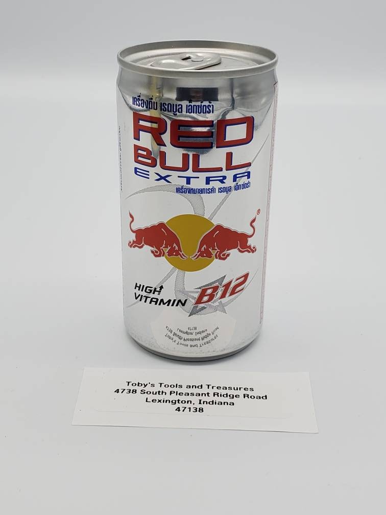 2021 Rare Red Bull Energy Drink Can Extra High Vitamin B12 Full Energy ...