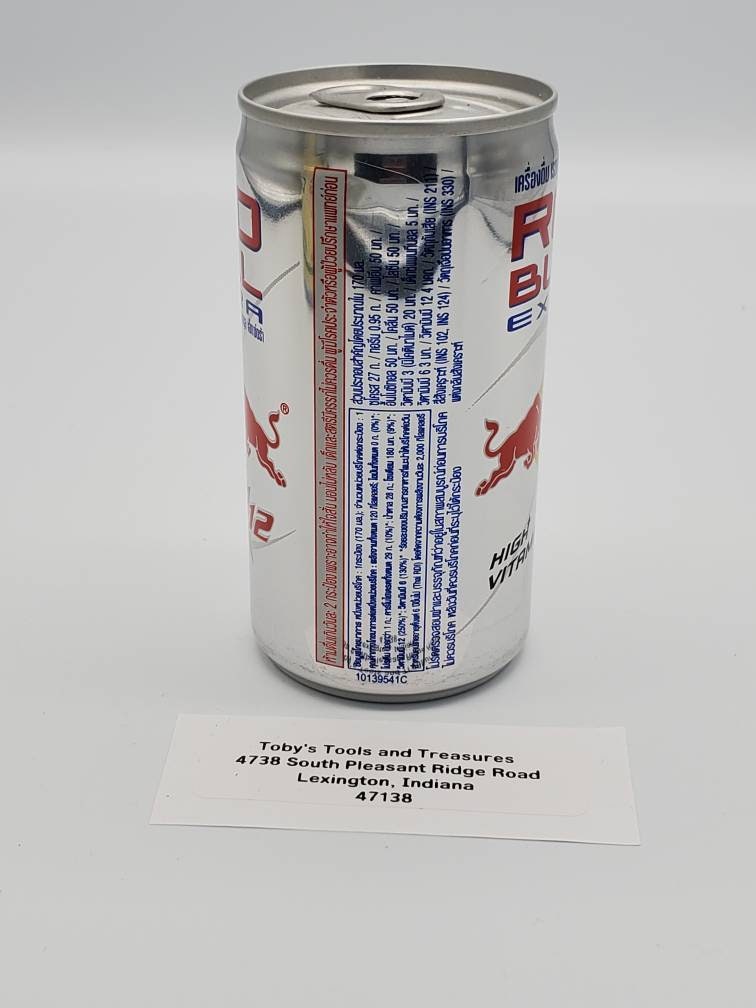 2021 Rare Red Bull Energy Drink Can Extra High Vitamin B12 Full Energy ...