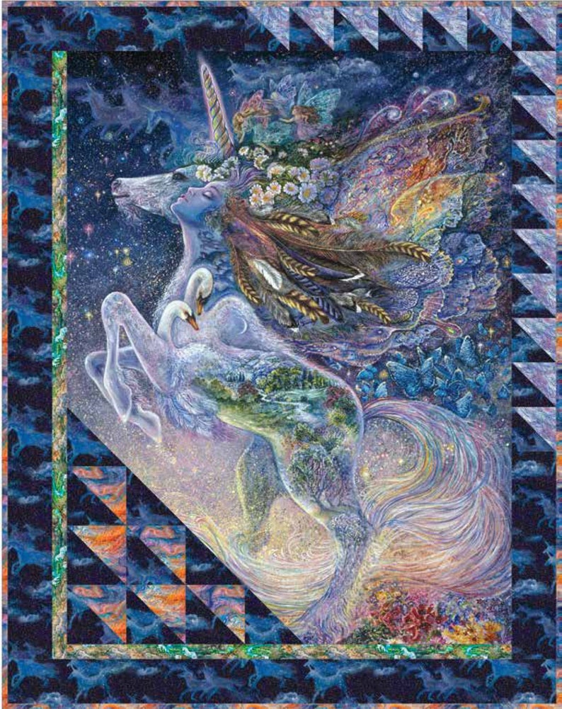 3 Wishes Three Wishes Celestial Journey Unicorn Fabric | Etsy 3 Wishes Three Wishes Celestial Journey Unicorn Fabric | Etsy