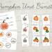 Pumpkin Unit Bundle: Life Cycle, Anatomy, Counting Cards, Songs, and ...
