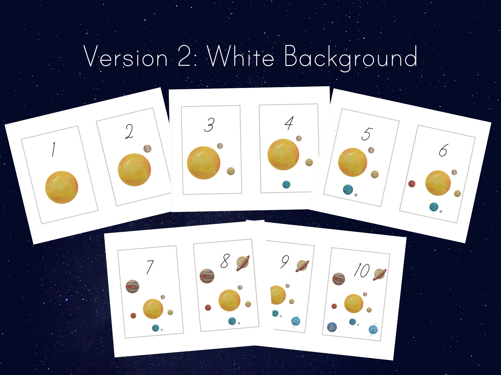 Solar System Unit Study Printable PDF | Etsy