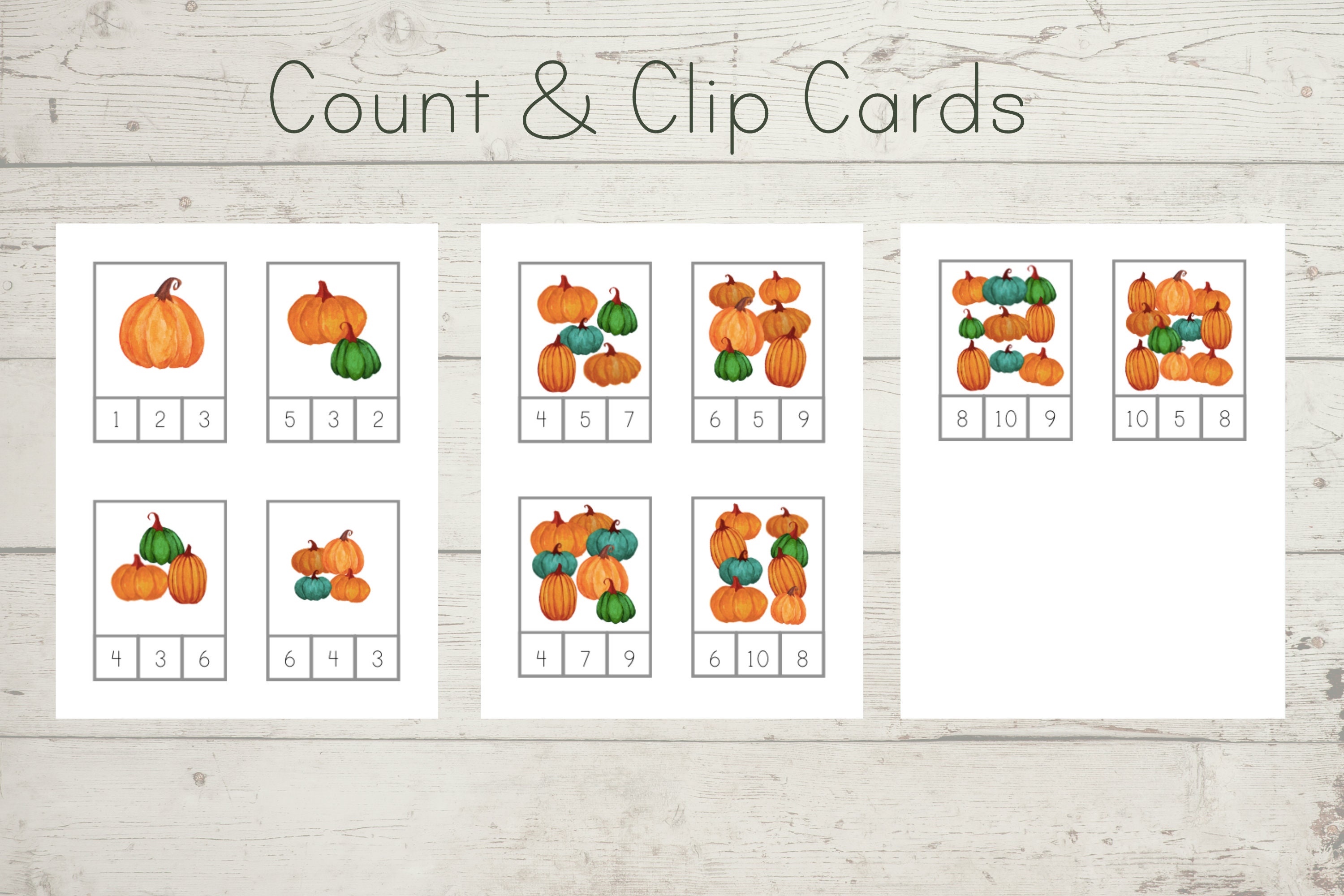 Pumpkin Unit Bundle: Life Cycle, Anatomy, Counting Cards, Songs, and ...