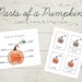 Parts of a Pumpkin Labeling Activity & 3 Part Cards Printable PDF - Etsy
