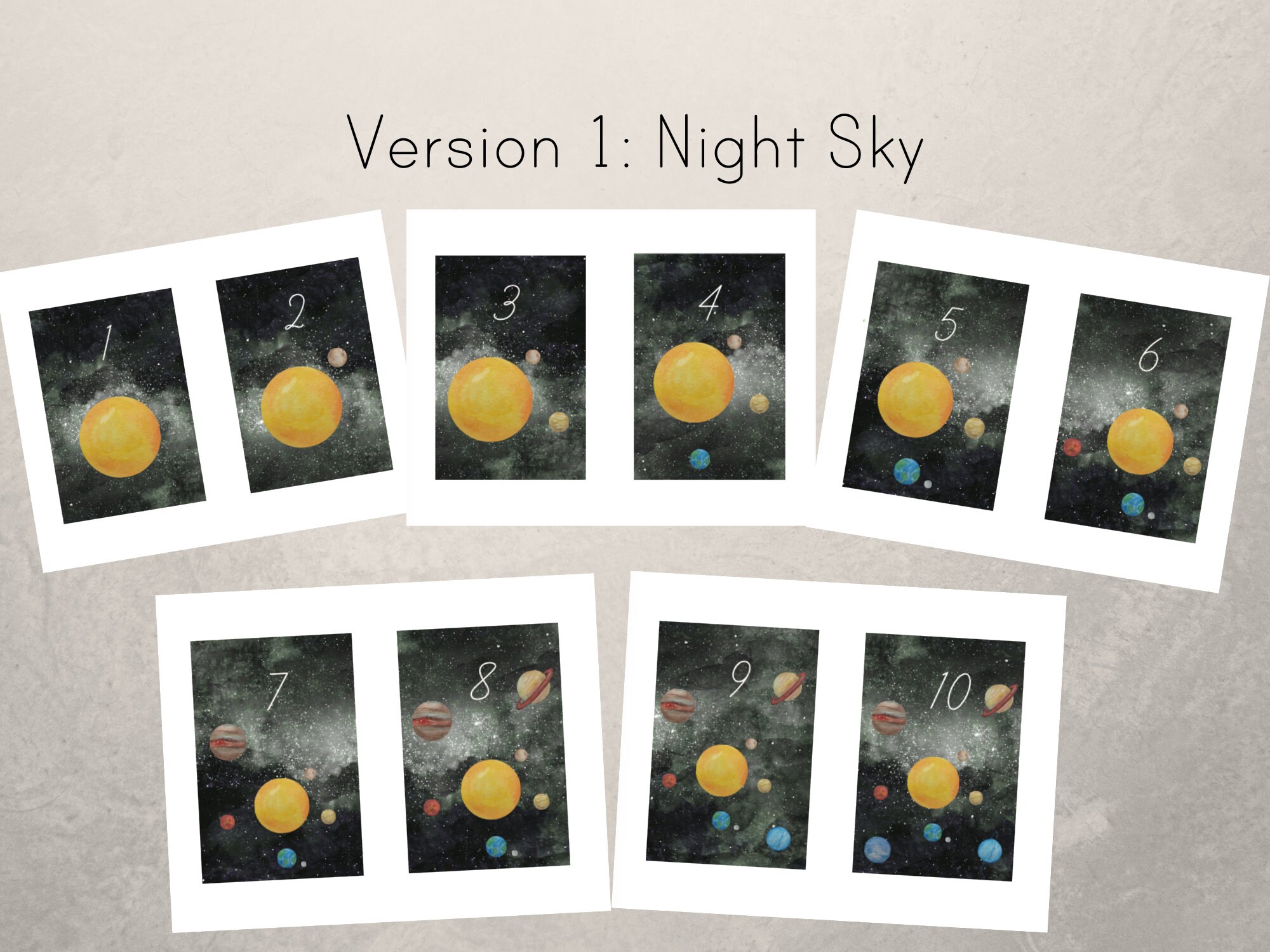 Solar System Unit Study Printable PDF | Etsy