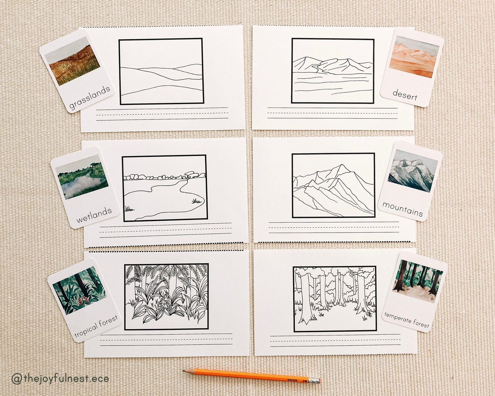 Biomes of South America | Montessori 3-part Cards | Biome Map, Booklets ...
