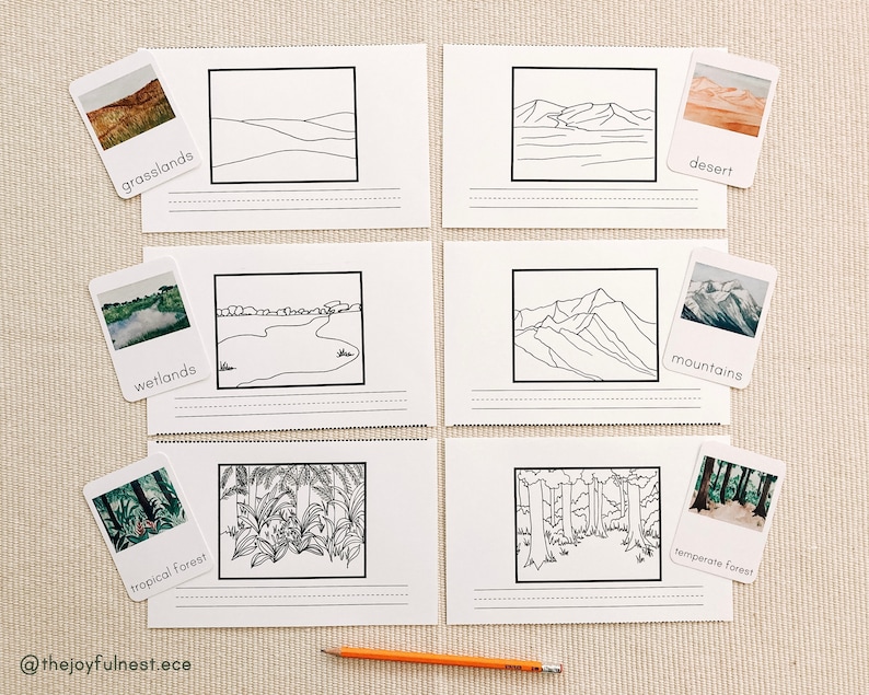 Biomes of South America | Montessori 3-part Cards | Biome Map, Booklets ...